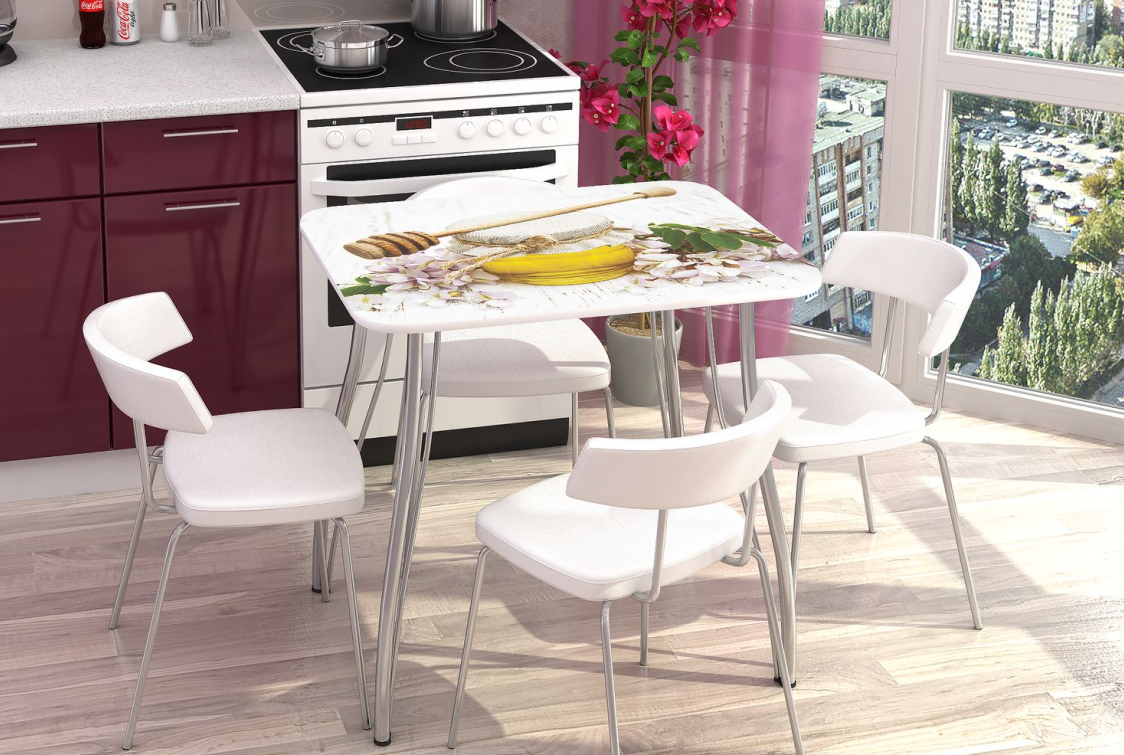 Jedálenské stoly biely lesk | Najlacnejší Nábytok SK